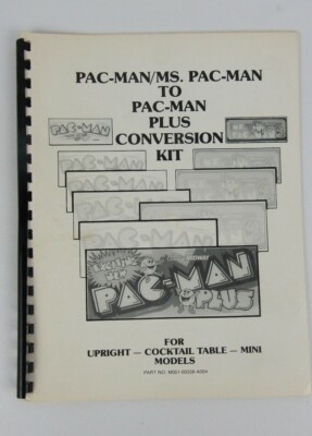Pac-Man / Ms. Pac-Man / Pac-Man Plus Arcade Conversion Kit Instructions Manual | eBay