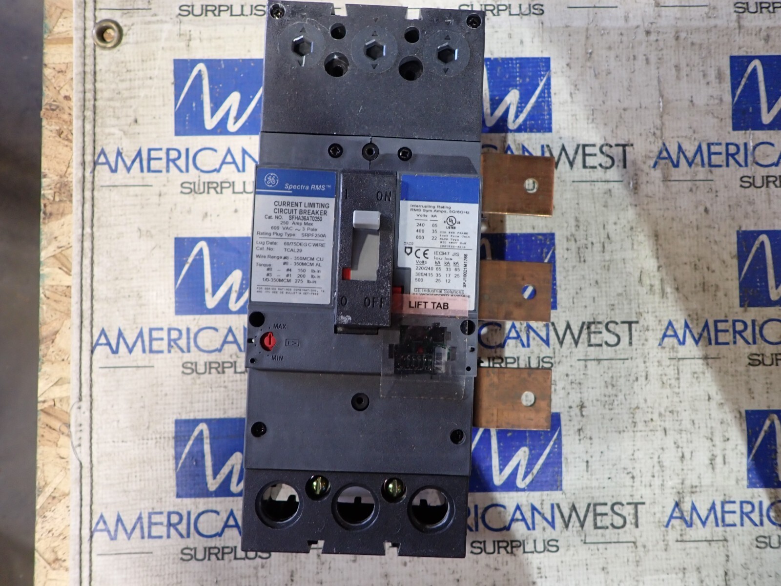 New in box GE MB233WB Sub Feed Kit SF250 225a 3P with SFHA Breaker | eBay