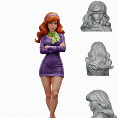 1/24 Resin Figure Sexy Daphne Blake Girl Statue Unpainted Unassembled ...