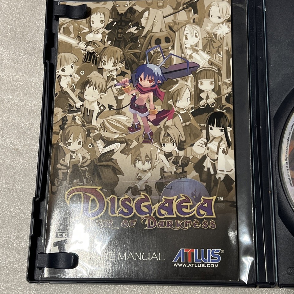 Disgaea: Hour of Darkness (Sony PlayStation 2, 2003) PS2 CIB Tested ...