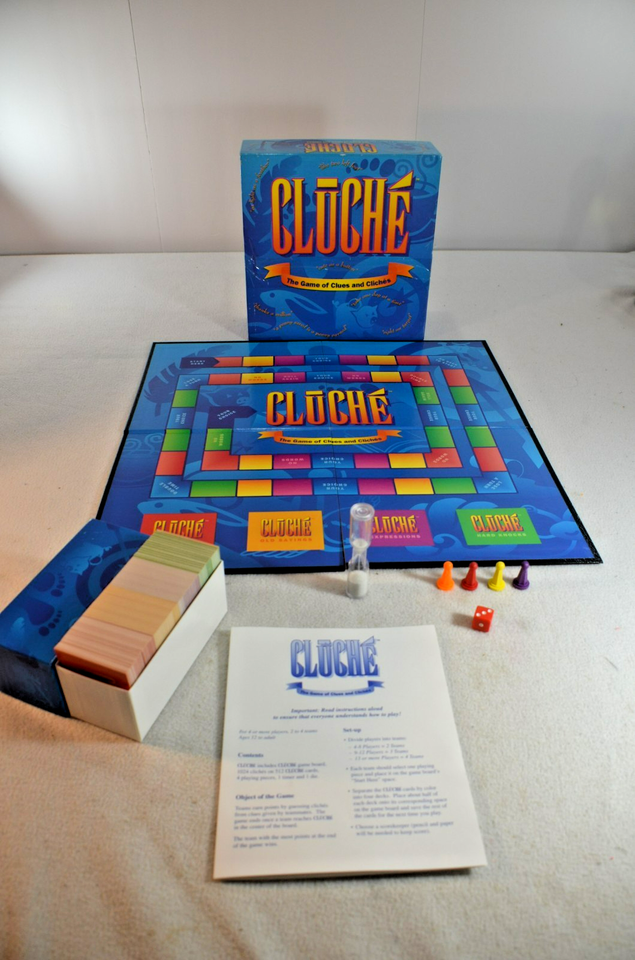 Vintage Clunche The Game Of CLues and Clinches Board Game Complete ...