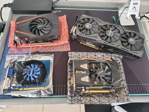 Lot Of Four Old Nvidia Video Cards | eBay