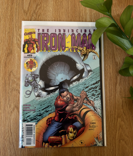 The Invincible Iron Man #23, #24 Vol 3 Marvel Comics 1999 w/ Sleeve and ...