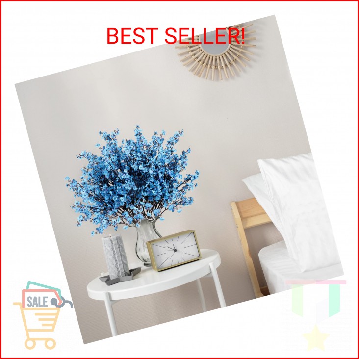 Sggvecsy 6 Pcs Babys Breath Artificial Flowers Gypsophila Bouquets Bulk ...