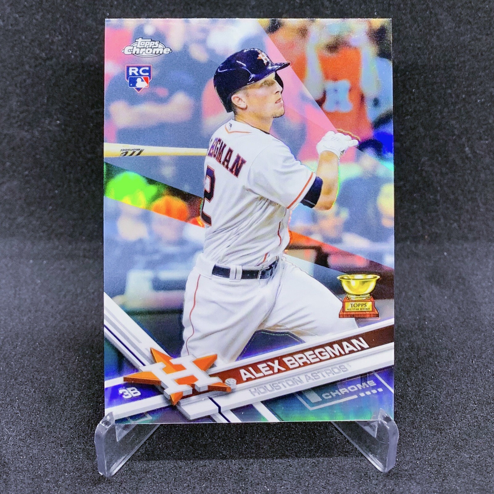 2017 Topps Chrome Alex Bregman Refractor Rookie RC #9 Non Auto Astros ...