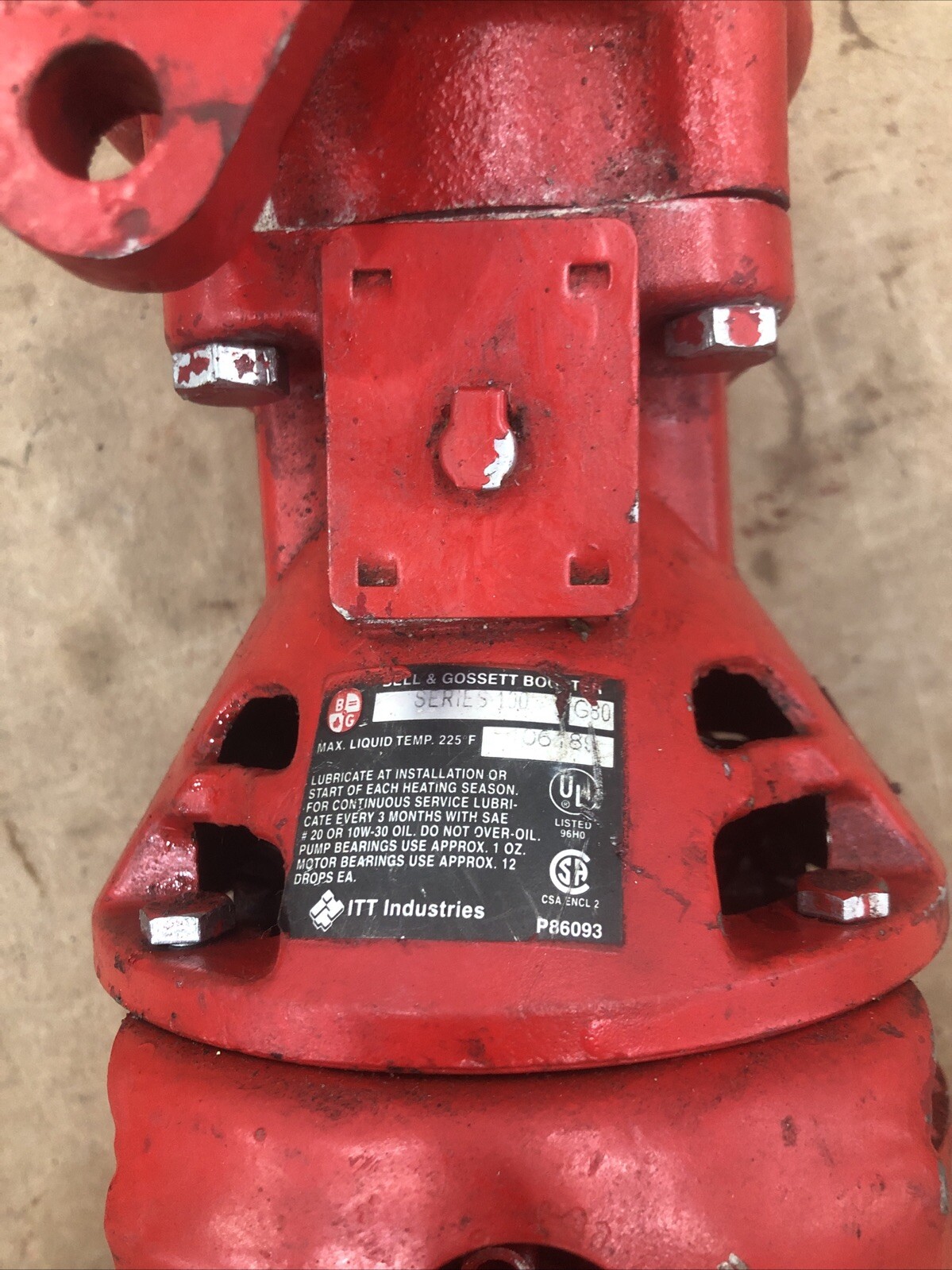 Bell & Gossett Series 100 Circulating Pump - 106189 683328061894| eBay