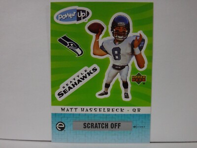 2004 Upper Deck Power Up! Stickers Matt Hasselbeck #PU-27 | eBay