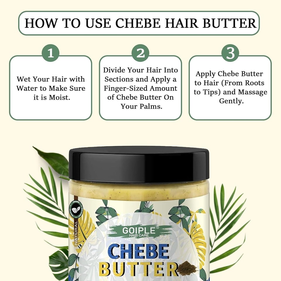 8.8 Oz Chebe Butter for Hair Growth Chebe Hair Butter Grease for Hair ...