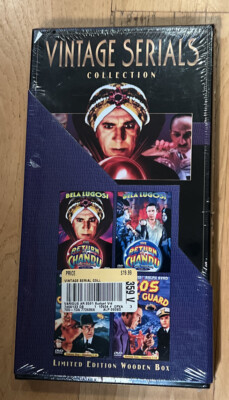 Vintage Serials Collection: Limited Edition Wooden Box (4 DVD Set ...