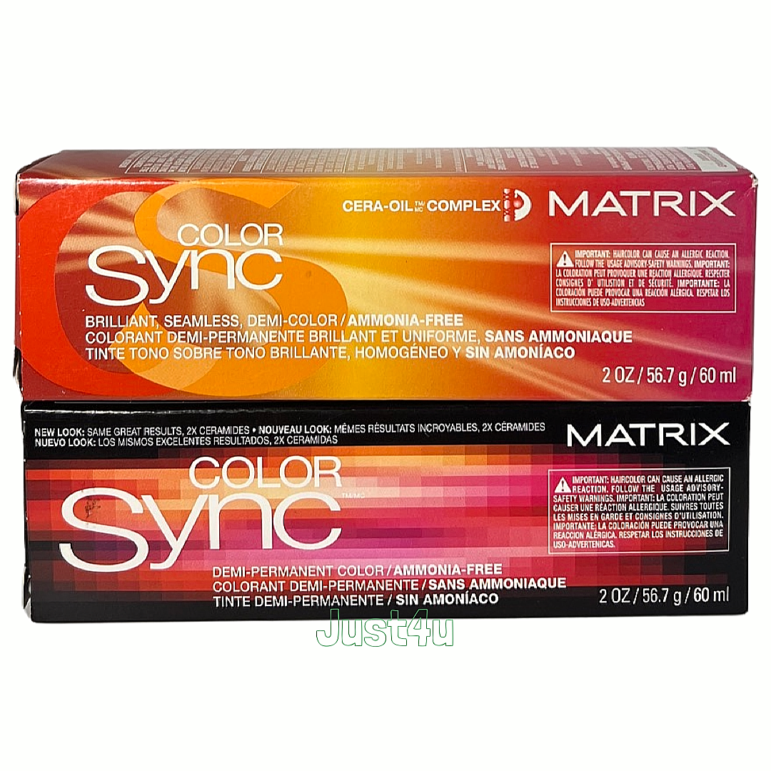 Matrix Color Sync Demi-Permanent Hair Color, 2oz. (Choose!!!) | eBay