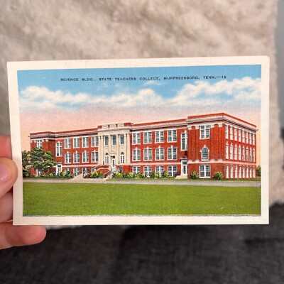 Science Building State Teachers College Murfreesboro Tennessee Postcard ...