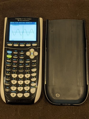 Black TI-84 Plus C Color Silver Edition Graphing Calculator | eBay