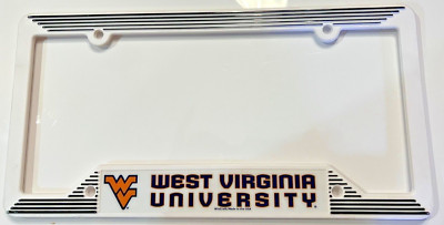 West Virginia University WVU Mountaineers License Plate Frame NEW | eBay