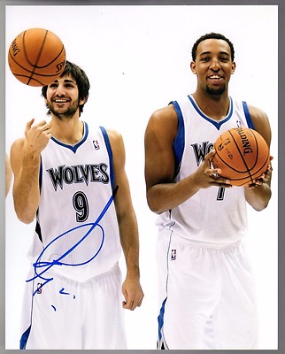 Ricky Rubio Minnesota Timberwolves Signed Autograph 8x10 LOM COA CB ...