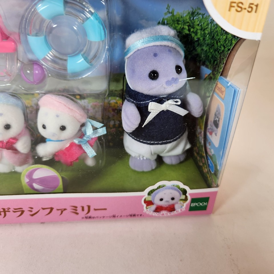 Sylvanian Families Floater Seal Family FS-51 Set Calico Critters Japan ...