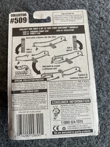 Hot Wheels 1997 First Editions Pontiac Firebird Funny Car Side-Splitter ...