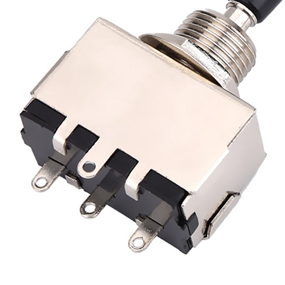 1Pc Enclosed 3 Way Toggle Switch With Black Tip Part For Style Electric ...