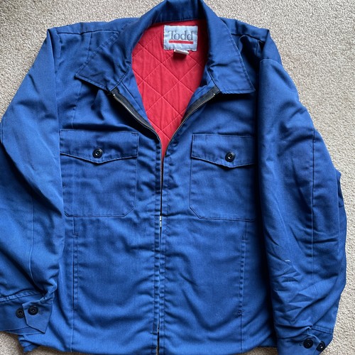 Vintage Todd Uniform Insulated Work Jacket Mechanic Coat - Men's 44-46 ...