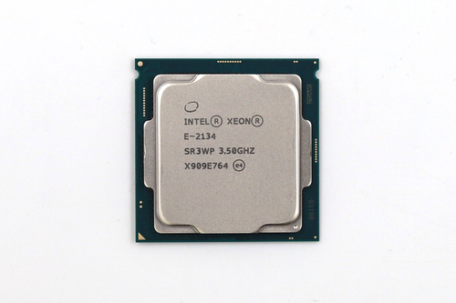 Intel Xeon E-2134 3.50GHz Quad-Core 4MB LGA 1151 CPU P/N: SR3WP Tested ...