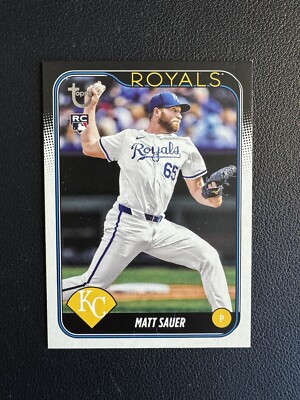 Matt Sauer Vintage Stock 05/99 RC - Topps Update 2024 KC Royals | eBay
