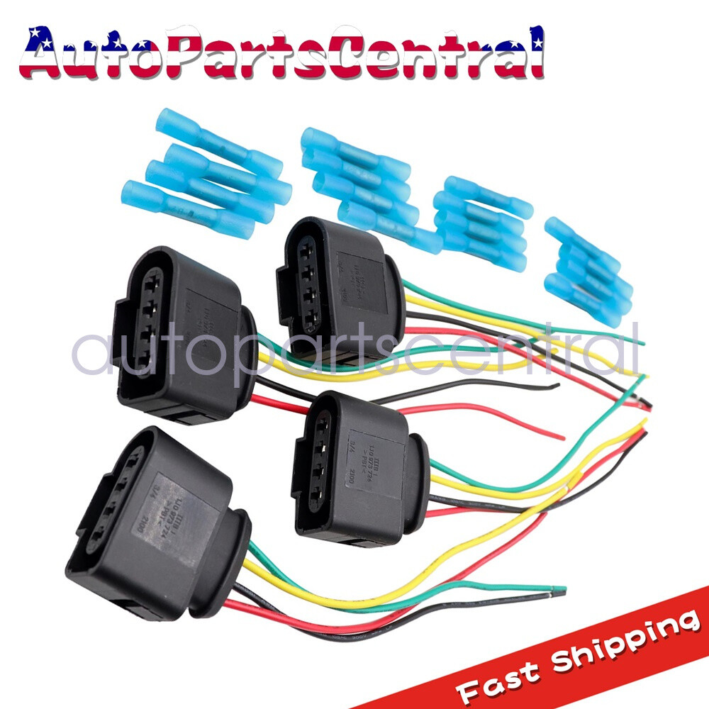 4x Fit Volkswagen MK5 MK6 2.5 2006-2014 Ignition Coil Connector Harness ...