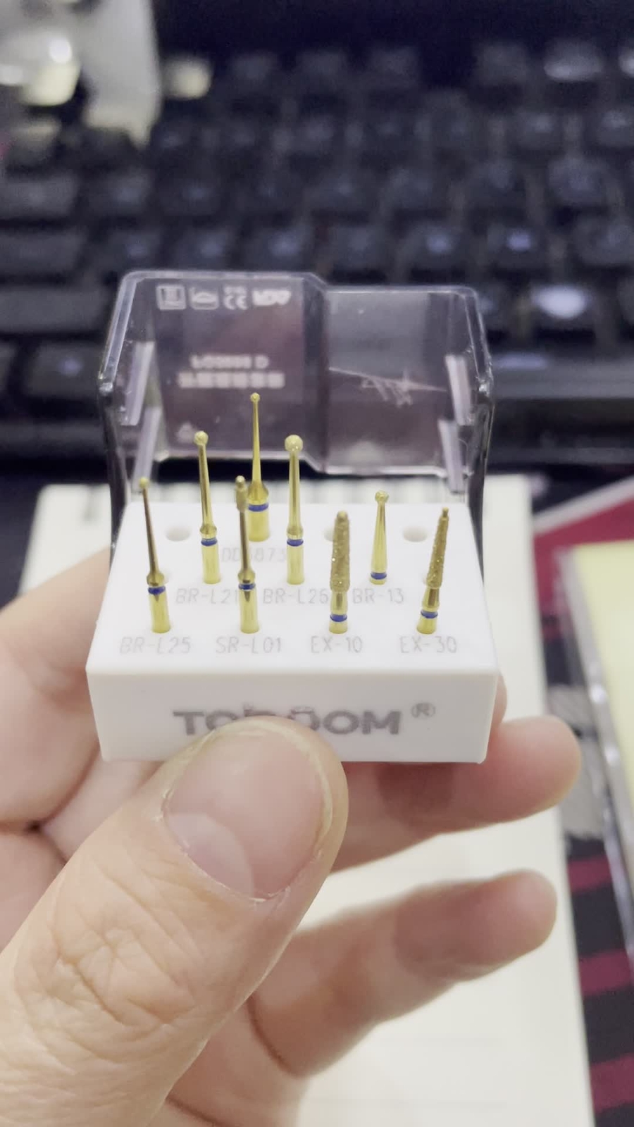 Dental Pulpotomy access Open pulp cavity Bur kit Preparation FG burs ...