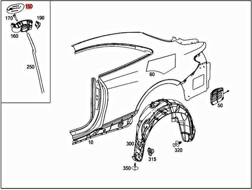 Genuine MERCEDES C217 S-CLASS Coupe C217 Paneling flap 2177570006 | eBay