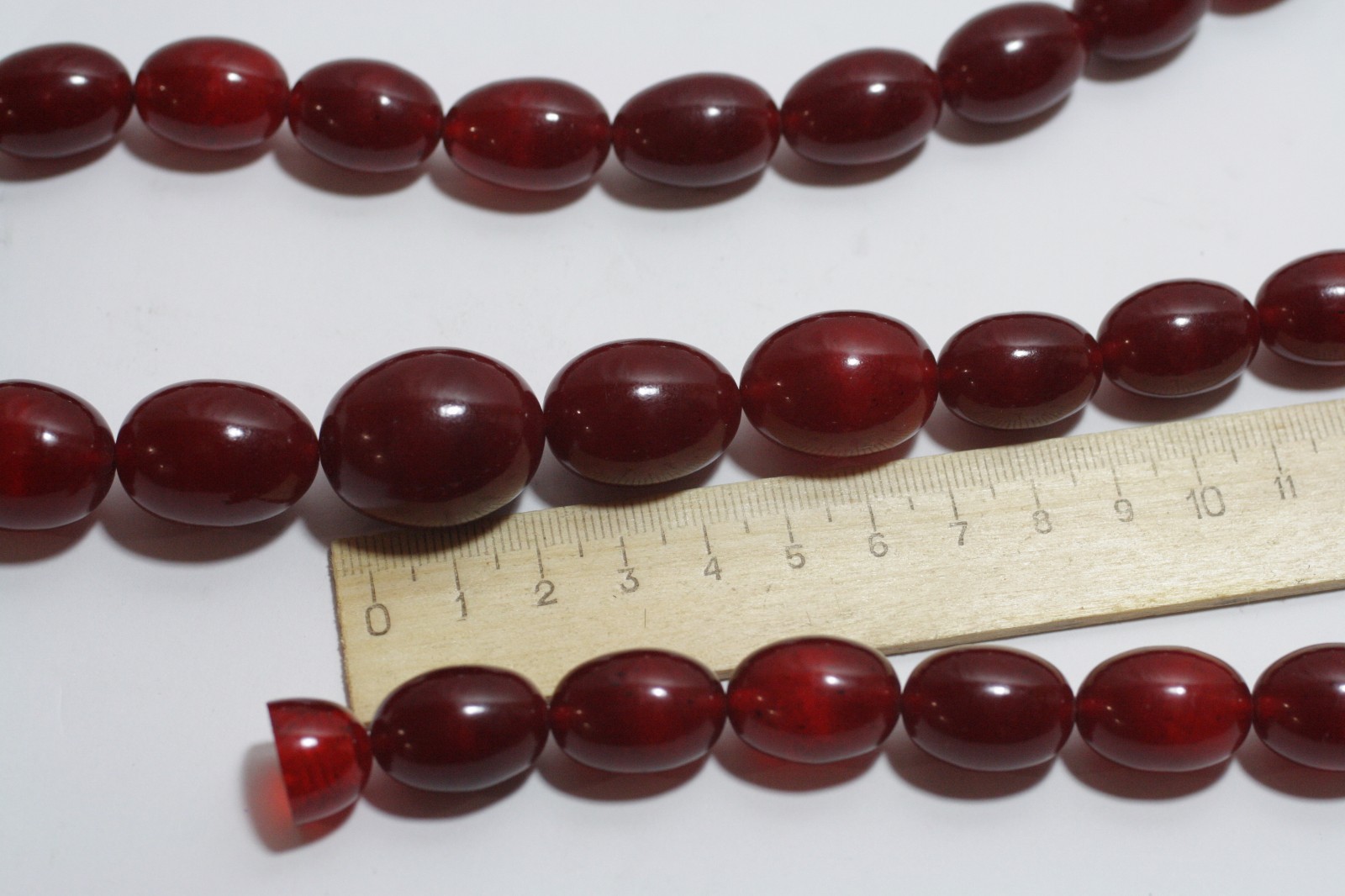 Vintage Beads Cherry Red Bakelite (imitation) 105 grams/3.7 oz | eBay