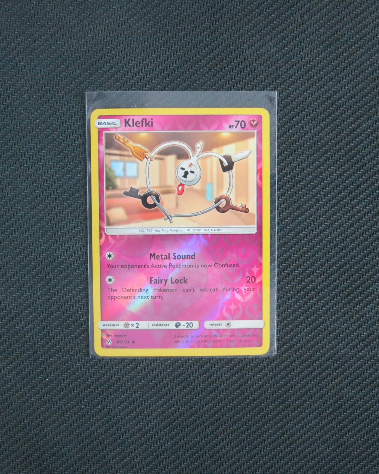 1X Klefki 89/131 REVERSE HOLO Forbidden Light Pokemon TCG Card | eBay
