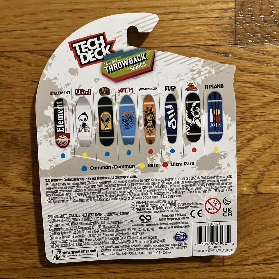 Tech Deck FLIP Walmart Exclusive Throwback Series Fingerboard ...