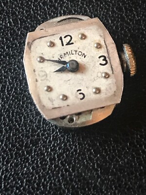 Vintage Ladies Hamilton 750 Movement For Parts | eBay