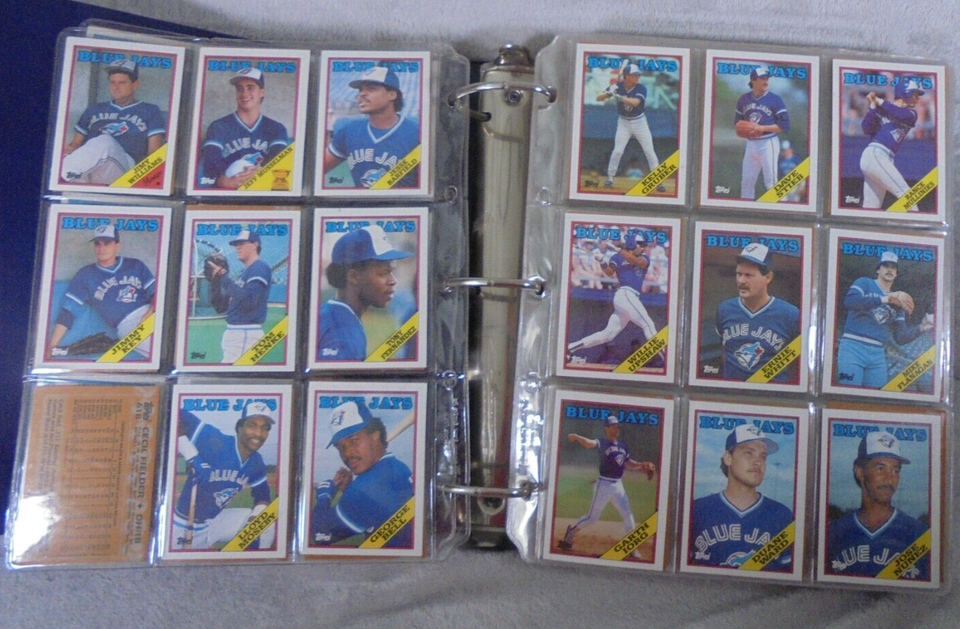 Baseball Collector Card Collector Album and Filled With Near Mint ...