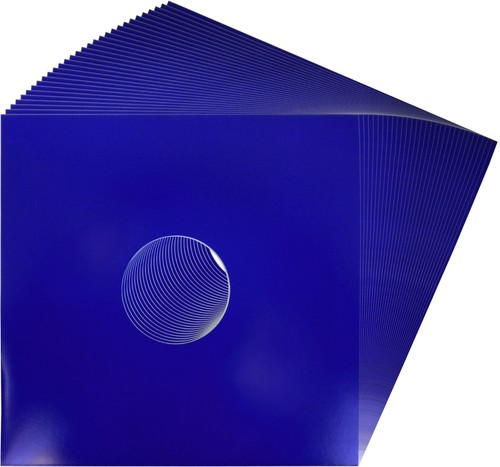 (25) 12" Glossy Blue Colored LP Vinyl Record Jackets Covers Supplies ...