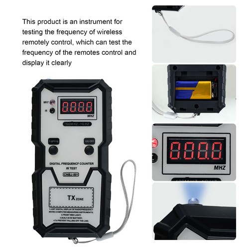 Remote Key Frequency Tester 100MHZ to 1GHZ High Accuracy Infrared ...