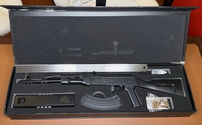 1:2 scale Alloy Army AK-47 Rifle Shell Eject Model Gun Mini All Metal ...