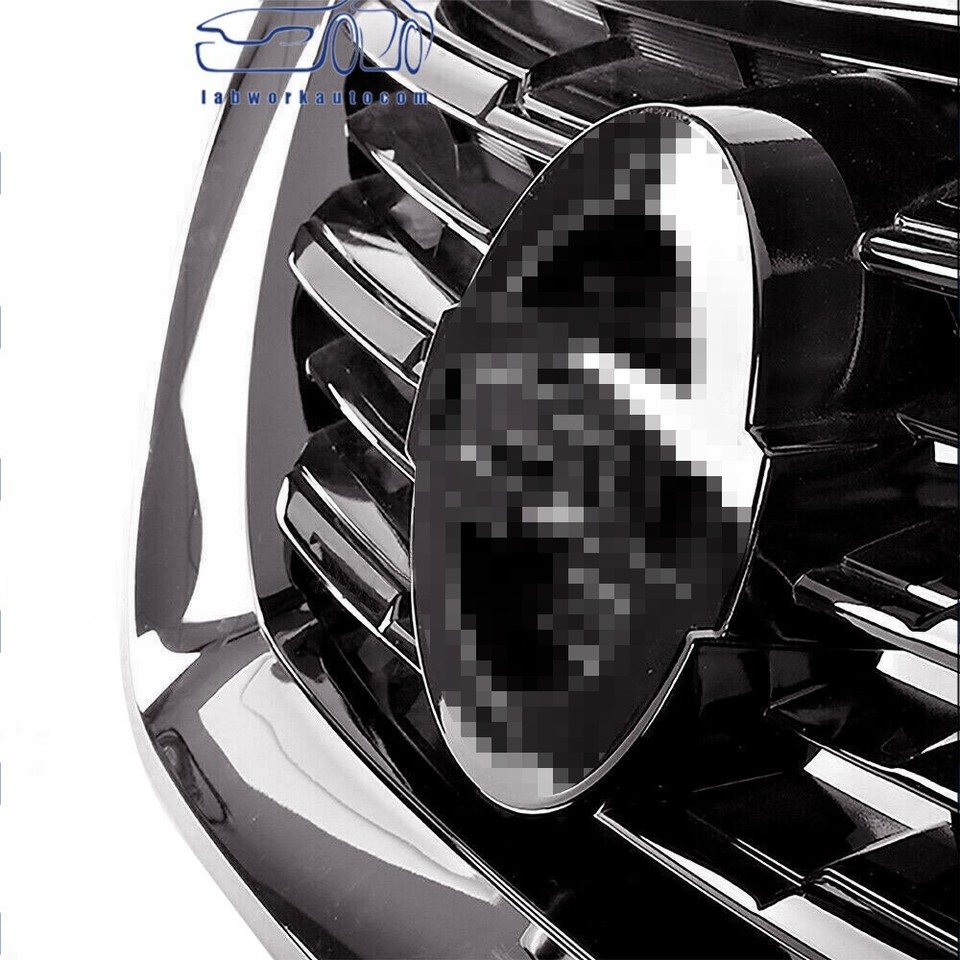 For Nissan Altima 2016 2017 2018 Front Bumper Upper Grille Black+Chrome ...