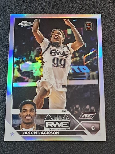 Jason Jackson (RC) Refractor 2023-24 Topps Chrome OTE #93 Rookie ...