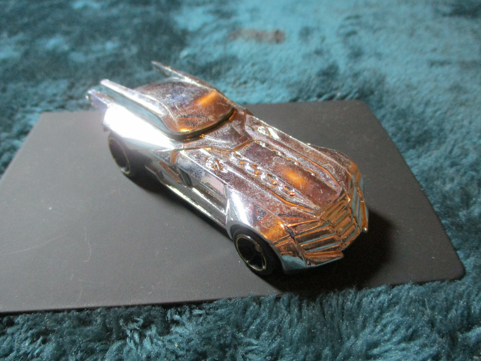 2018 Hot Wheels DC Comics Batman Batmobile Chrome Die Cast 1/64 Scale ...