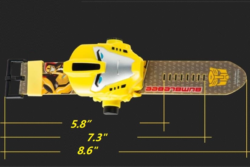 Kids Cartoon Watch Projector Transformers Bumblebee cosplay Lighting 24 ...