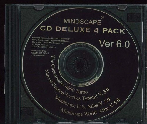 Vintage PC Game - Mindscape CD Delux 4 Pack Ver 6 | eBay
