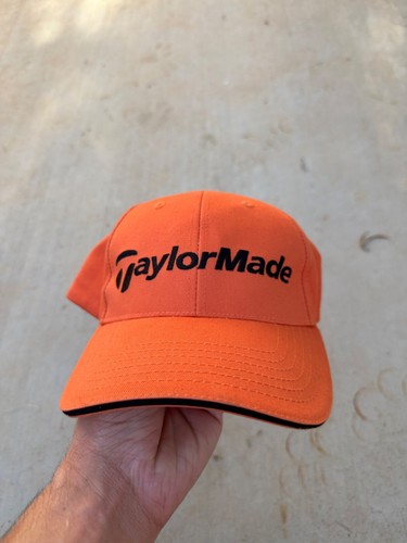 TaylorMade Light Orange Golf Hat Cap USGA PGA Embroidered | eBay