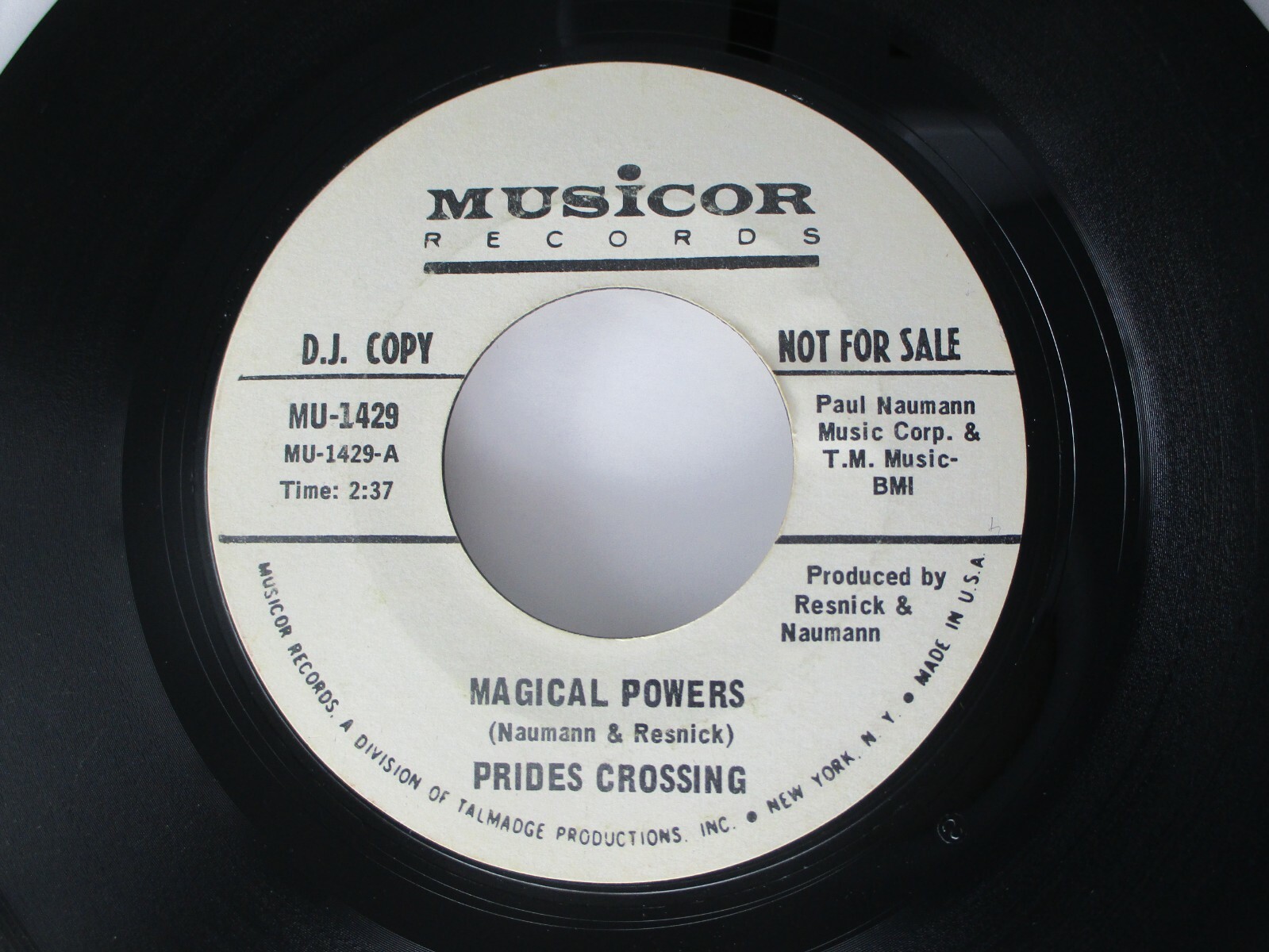 Prides Crossing Magical Powers 45 Musicor Promo | eBay