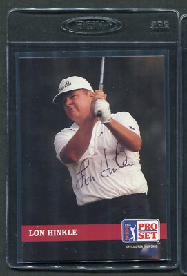 1992 Pro Set Golf Lon Hinkle #167 Signed Autograph Auto | eBay