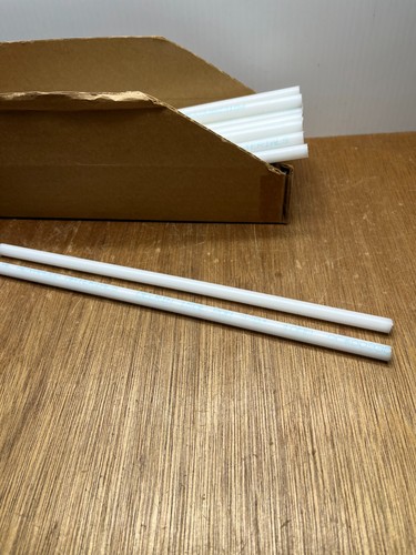 (Qty.2) 3/8" X 12" Delrin Plastic Round Rod Stock White 1504 POM ...