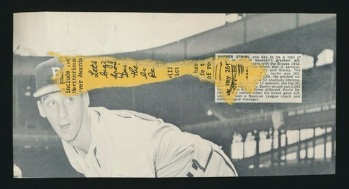 WHITEY KUROWSKI (1941-1949 Cardinals) Magazine Picture *AUTOGRAPHED* d ...