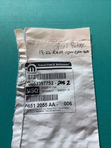 OEM 2019-2024 Mopar Ram 1500 2500 3500 4500 5500 Bumper Push Nut ...