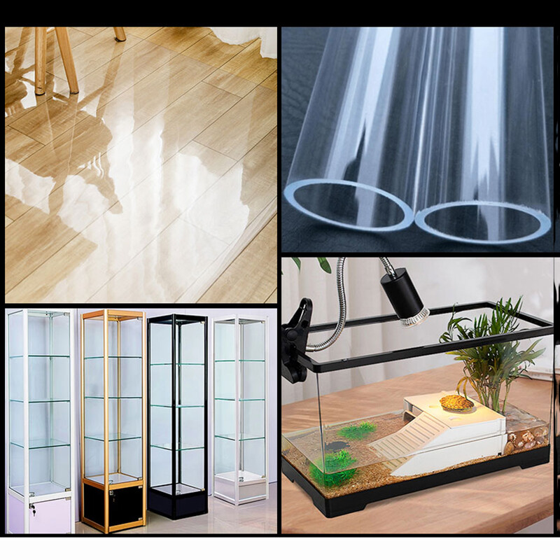 Translucent PVC Plastic Sheet Thin Clear Plastic Panel PVC Plat Thick 0 ...