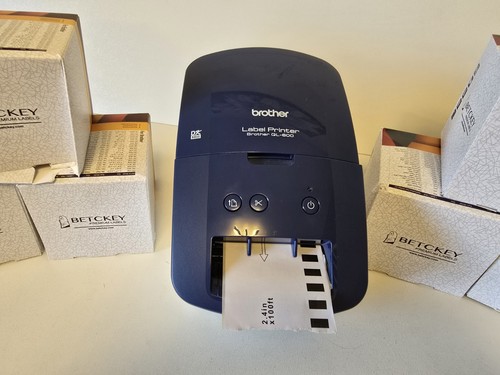 Brother Later Printer QL-600 With boxes of Betckey Premium Labels | eBay