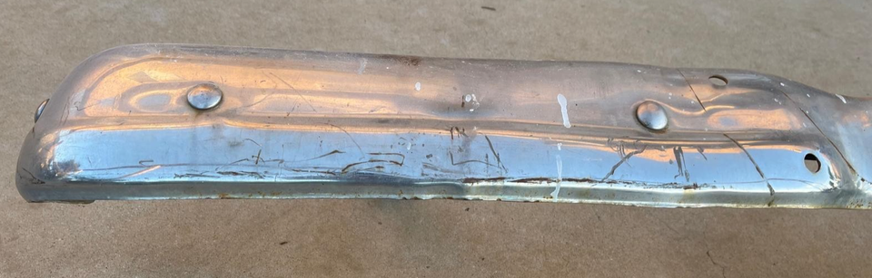 X FORD EDSEL VILLAGER REAR BACK NEW TRIPLE PLATED CHROME BUMPER 1958 58 ...