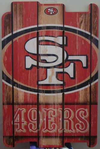 SAN FRANCISCO 49ERS FENCE WOOD SIGN 11"X17'' NEW WINCRAFT 👀 | eBay